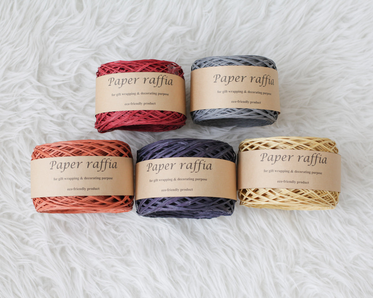 Paper Raffia for Crafts & Wrapping | Paper Flower By Hands – By Hands ...